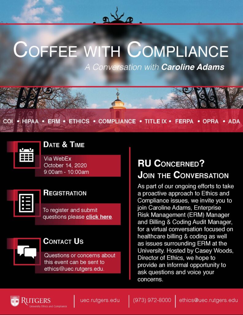 Homepage | University Ethics and Compliance | Rutgers University